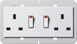 Esprit White Glass Sockets - Swtch