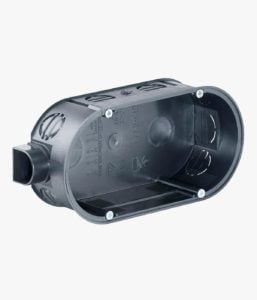 Katy Paty double socket back box, hollow wall - Swtch