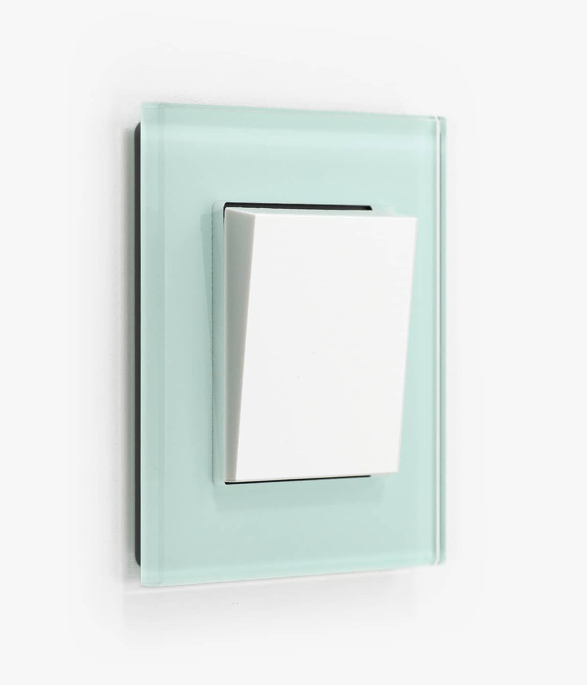 Esprit White Glass light switch - Swtch
