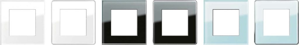 Esprit White Glass light switch - Swtch