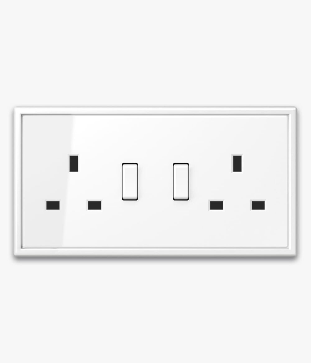 Esprit White Glass Sockets - Swtch