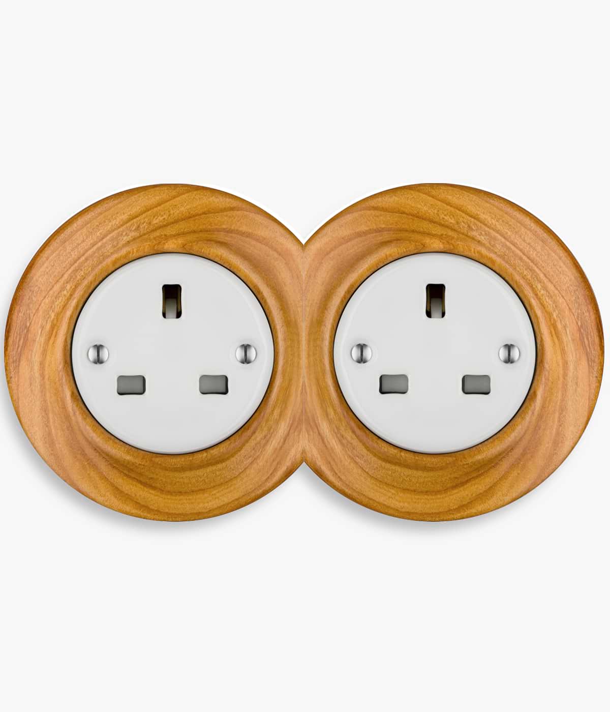 Roo Lignum Oak wooden light switch - from Swtch