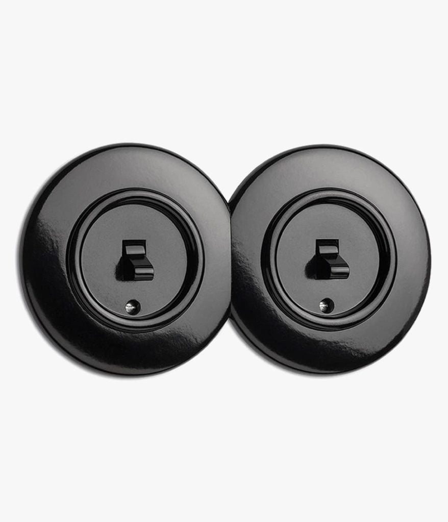 Bakelite Toggle Light Switch (Round)